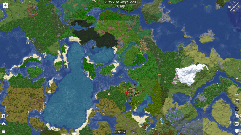 『Xaero’s World Map』紹介＆日本語化リソースパック配布