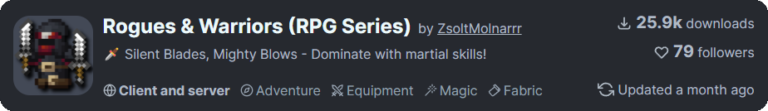 『Rogues & Warrior (RPG Series)』紹介＆日本語化リソースパック配布
