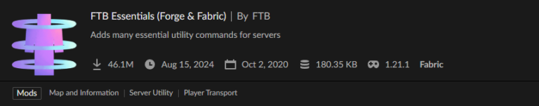 『FTB Essentials』解説＆日本語化リソースパック配布