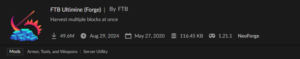 『FTB Ultimine』解説＆日本語化リソースパック配布