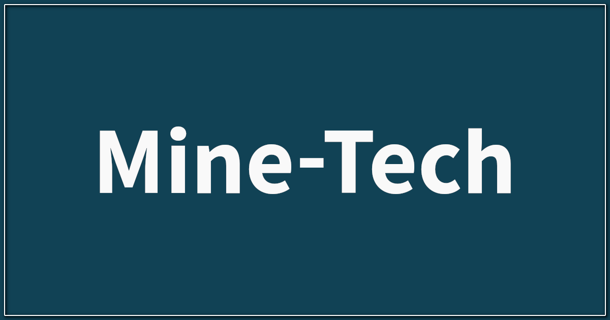 当ブログについて | Mine-Tech