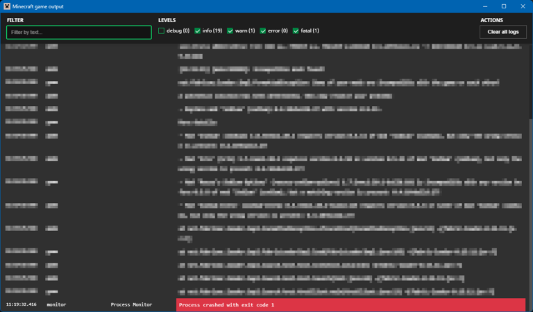 MODエラー原因解決方法あれこれ